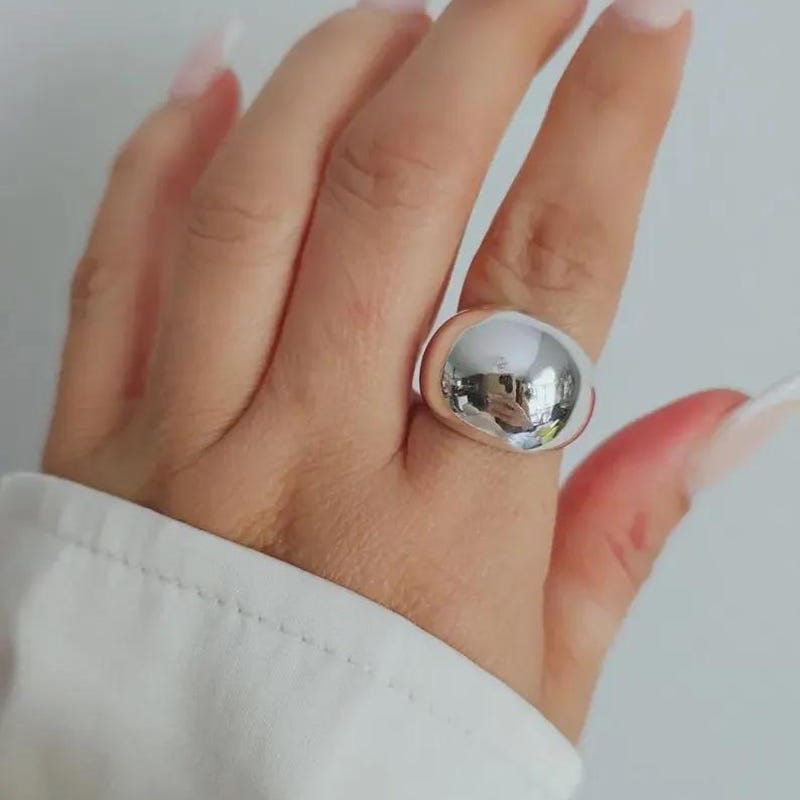 Chunky 925 Toe Ring - Etsy