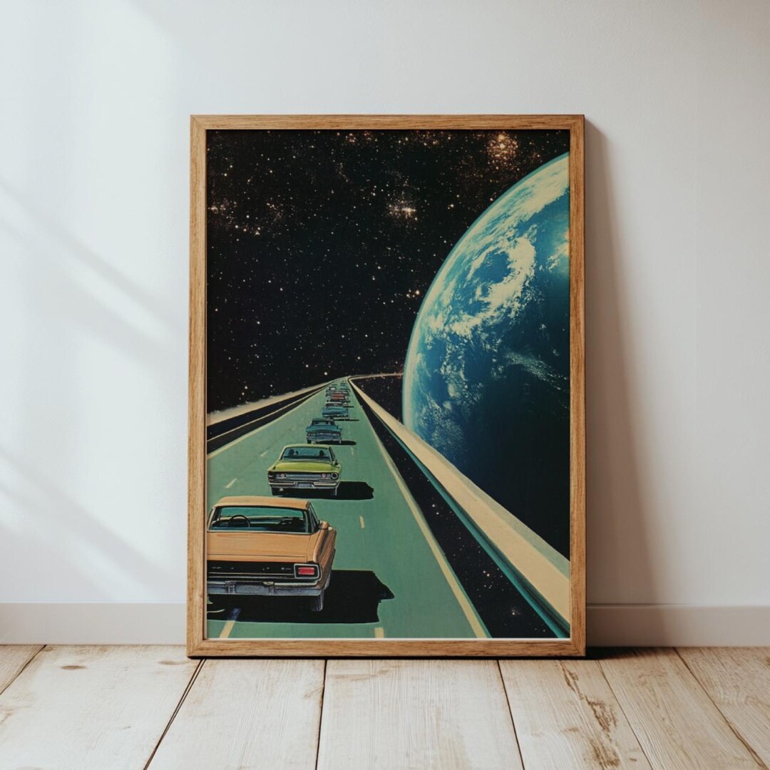 Playtime | Trippy Psychedelic Wall Art, Surreal Road Trip Art Prints ...