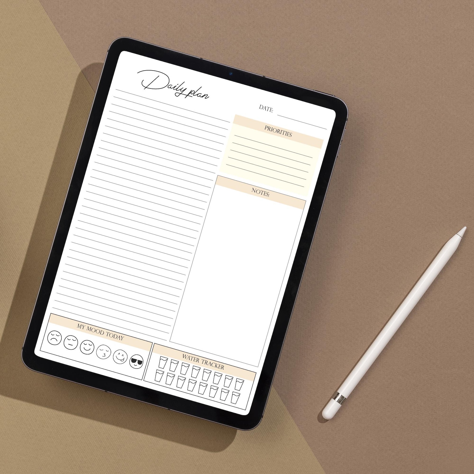 Daily Planner Bundle Printable or Digital - 4 Page Set - Etsy