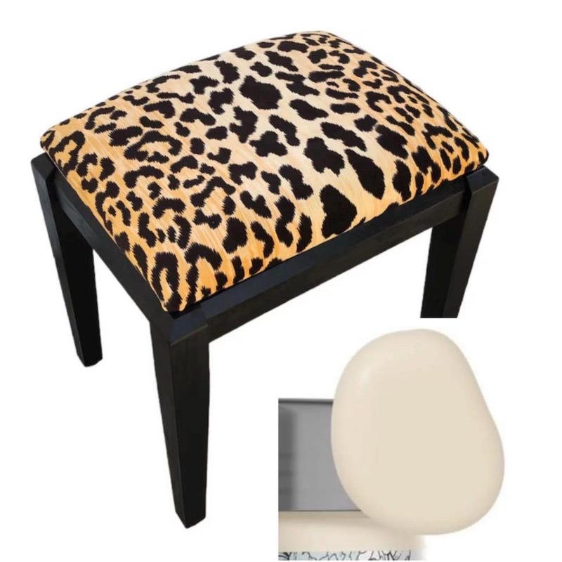 Leopard Bench - Etsy