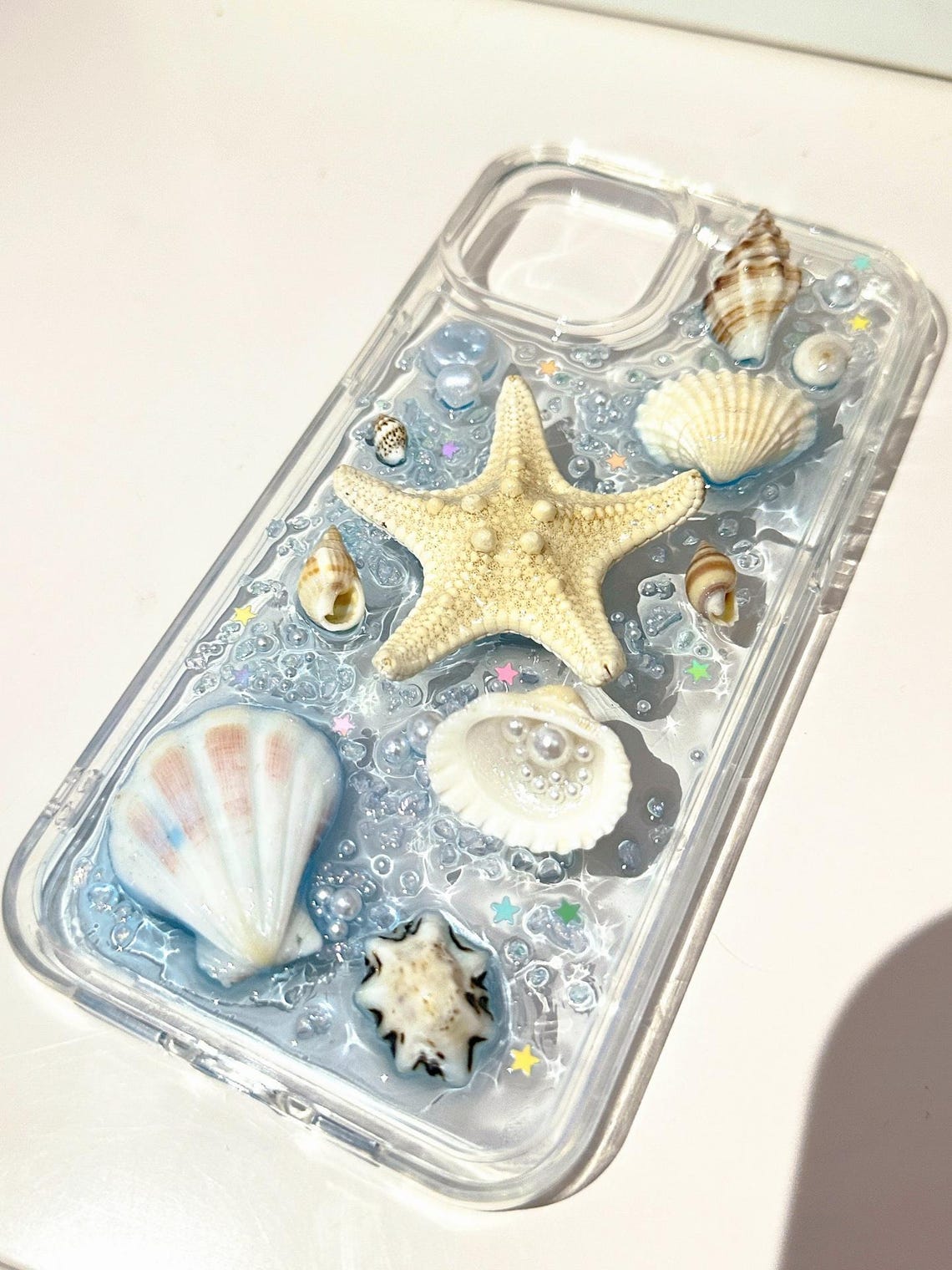 Decoden Seashell Phone Case | Beach Resin iPhone Samsung Cover - Etsy