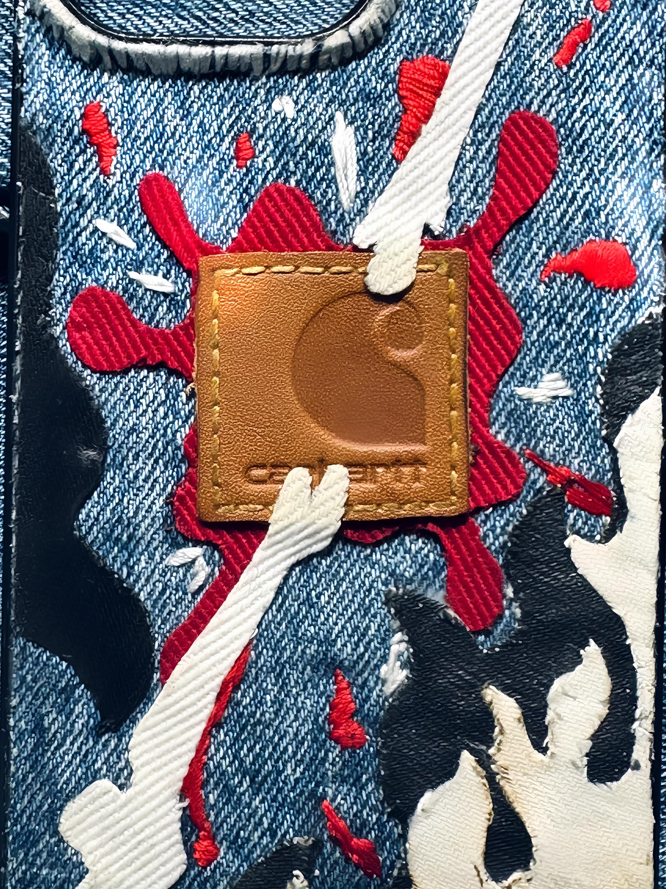 Vintage Levi's Denim Phone Case, Upcycled Jeans Fabric, Retro Handmade ...