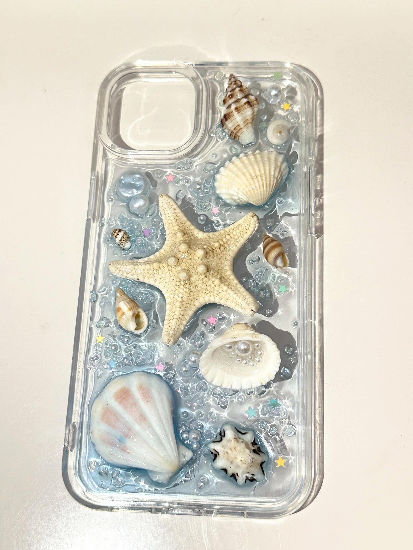 Decoden Seashell Phone Case | Beach Resin iPhone Samsung Cover - Etsy