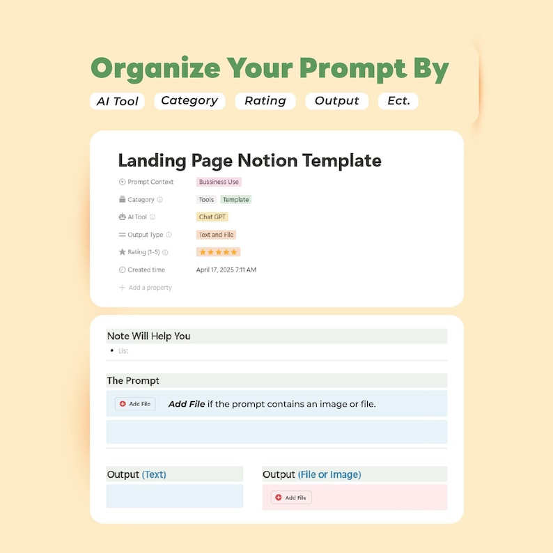 Notion AI Template | Prompt Management System, Effortless Tracker and ...
