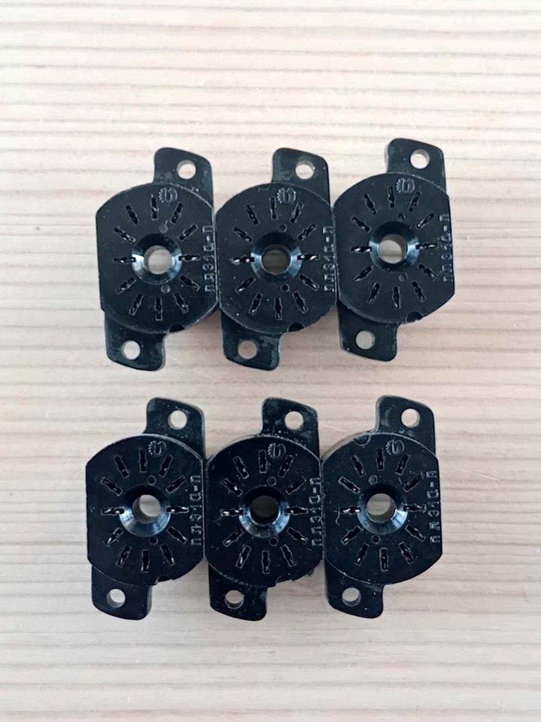 6 X PL31A-P Bakelite Nixie Tube Socket Base for IN-12 IN-15 IV-22 New ...