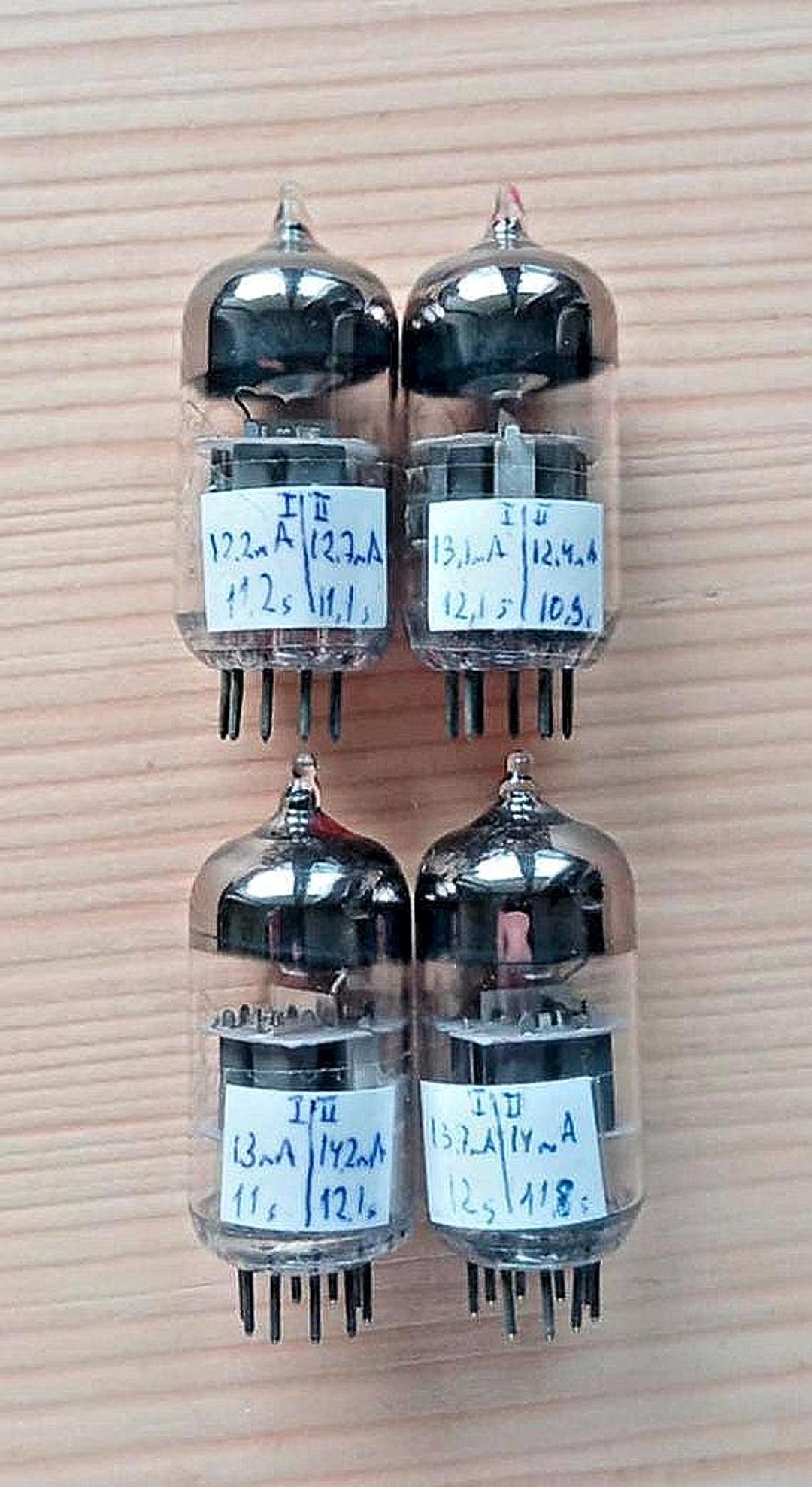 Matched Pair of 6N23P Holy Grail Vacuum Tubes SWGP Silver Shields ...