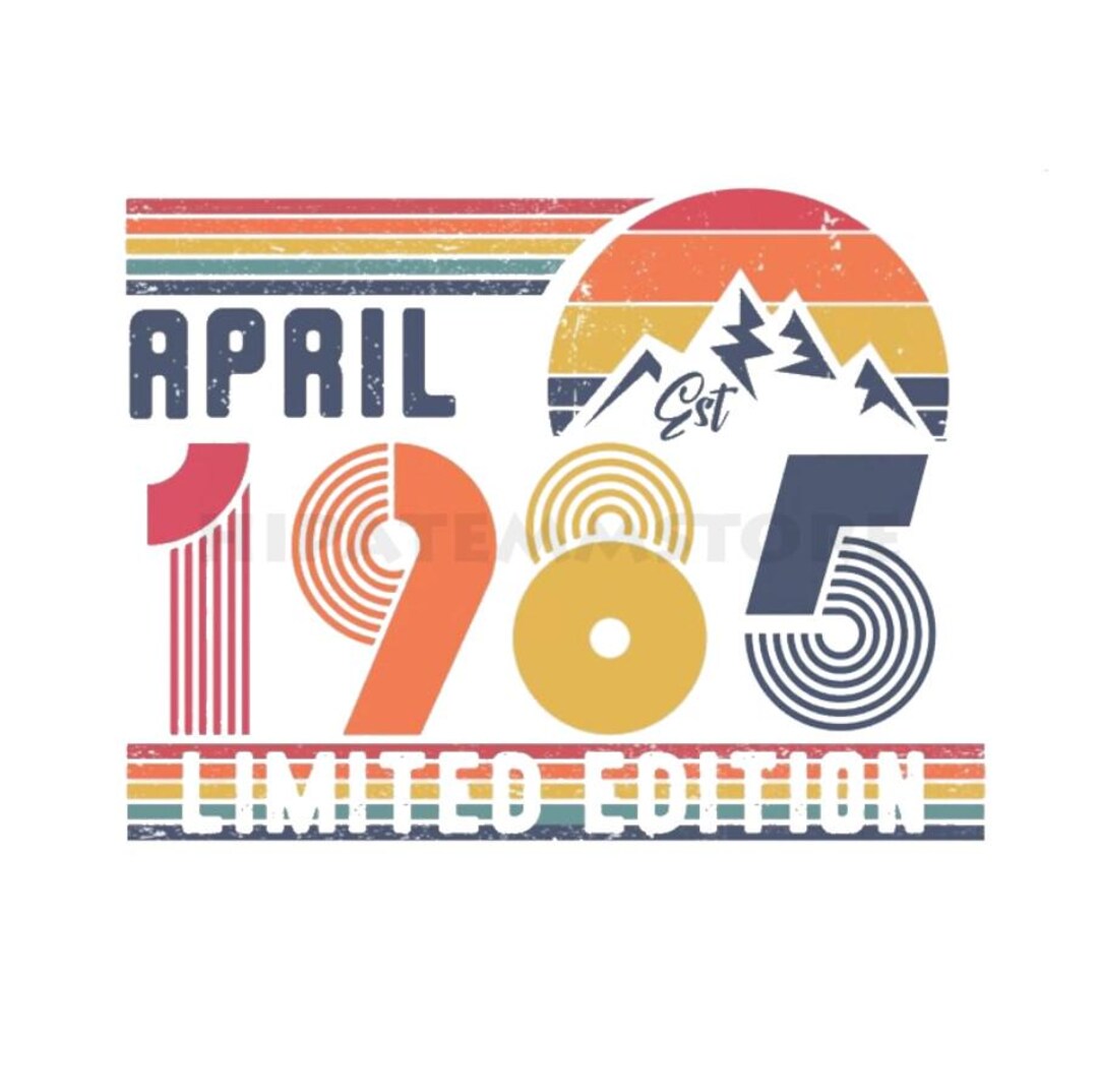 1985 Retro Birthday PNG, Vintage 41th Birthday Gift for Men Women ...