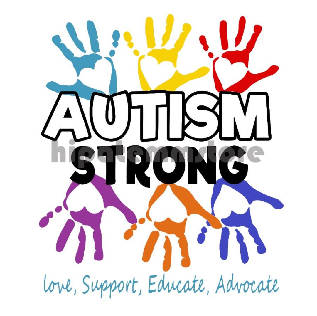 Autism Awareness Bundle PNG, Autism Strong Love Png, Heart Puzzle Piece ...