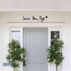 Tatty Bye Door Sign, Door Topper, Shelf Decor, Door Frame Art, Wall ...
