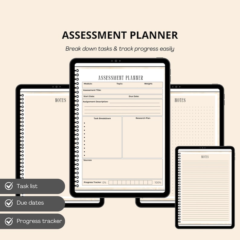Law Student Study Planner Bundle | Essay, Assessment & Case Brief ...