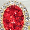 Santa Claus Ring Christmas Jewelry Multicolor Rhinestones Adjustable ...