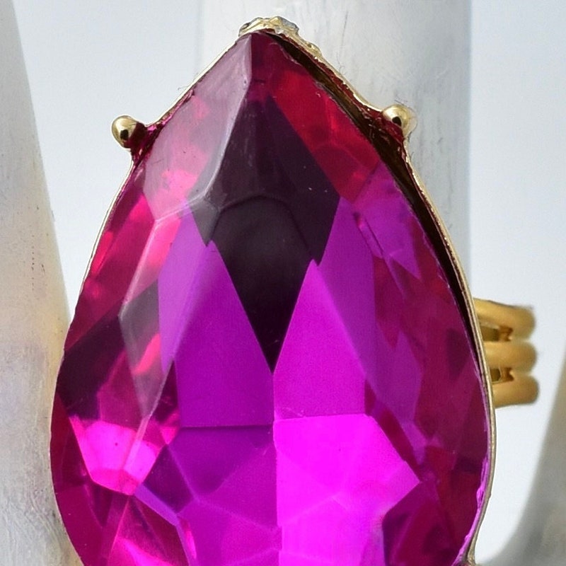 Fuchsia Ring - Etsy
