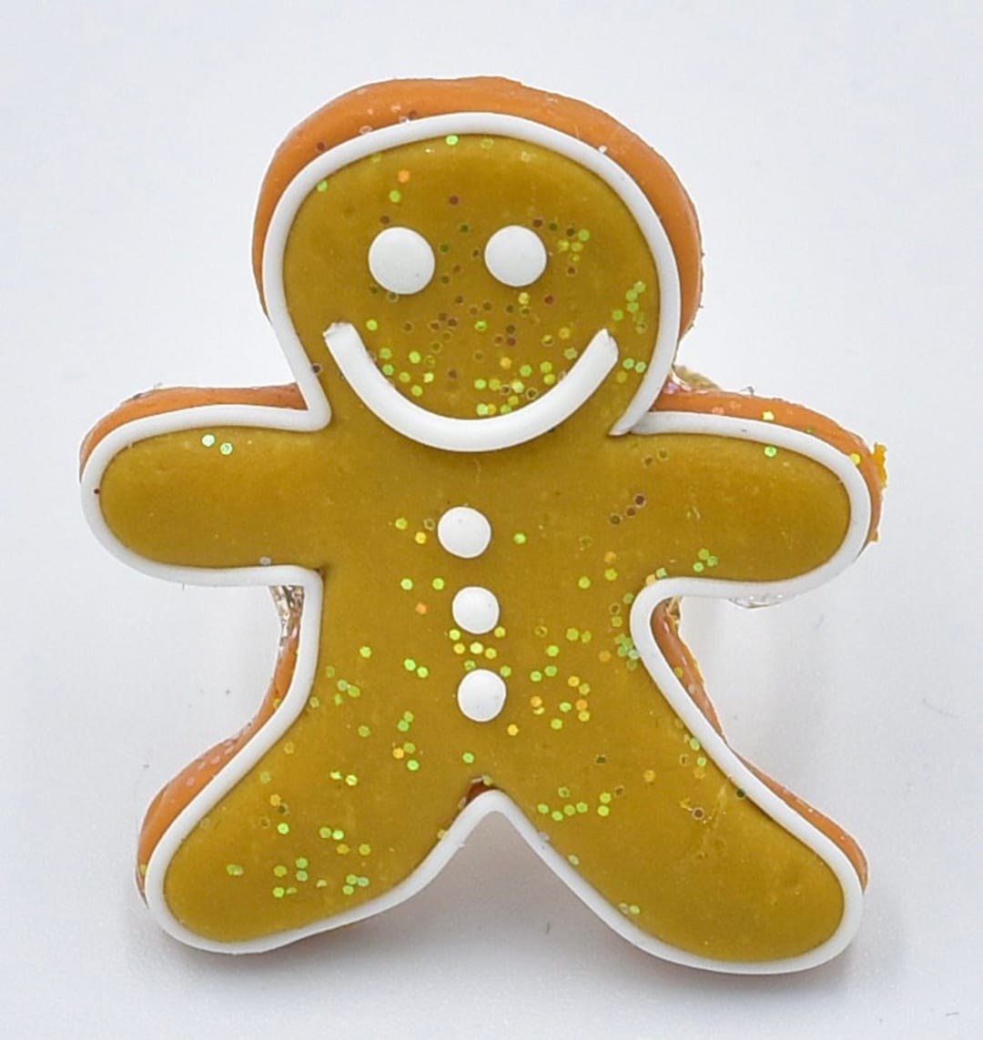 Gingerbread Person Ring Holiday Jewelry Novelty Ring Adjustable Ring - Etsy