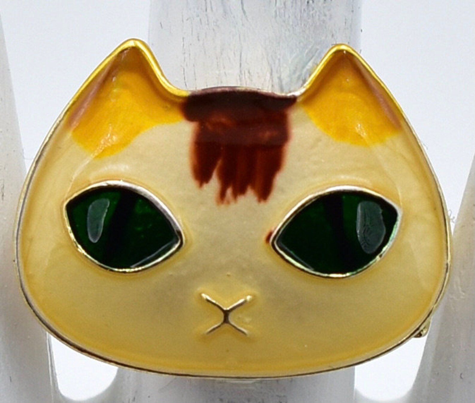 Cute Cat Ring Cat Face Gold Ring Pet Jewelryadjustable - Etsy