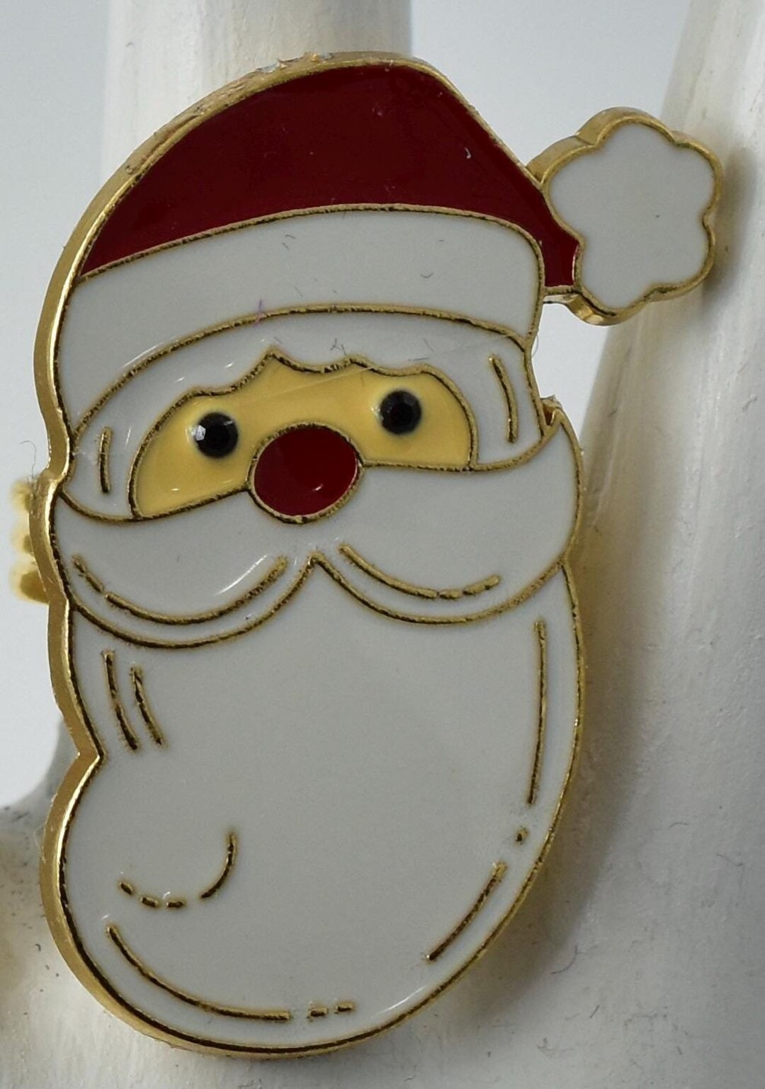 Santa Claus Ring Christmas Jewelry Stocking Stufferadjustable Ring - Etsy