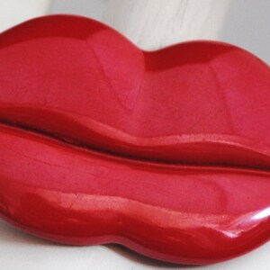 Red Lips Ring Kiss Me Ring Gift for Her Unique Ring Adjustable Ring - Etsy