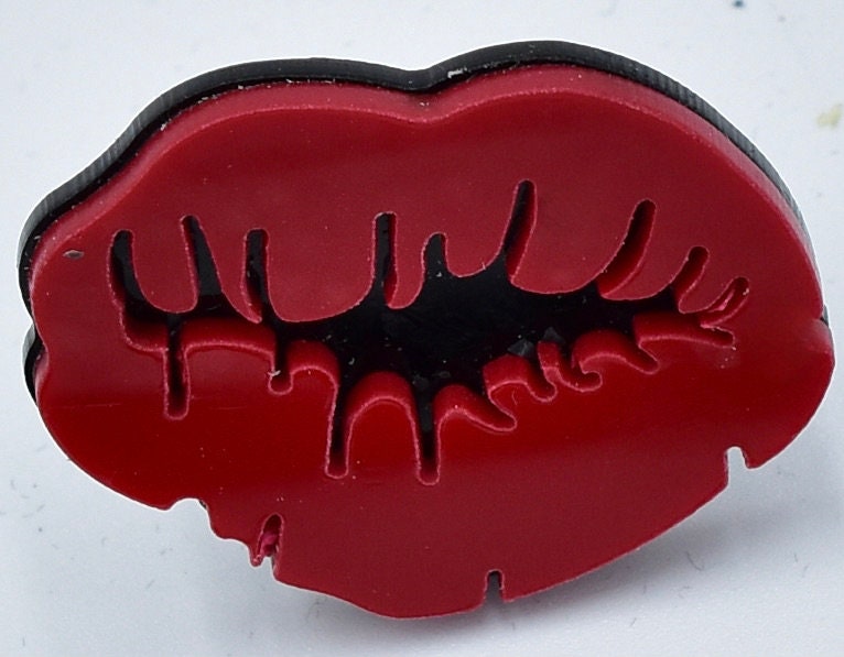 Red Lips Ring Girly Jewelry Adjustable Ring Gift for Her Under | Etsy