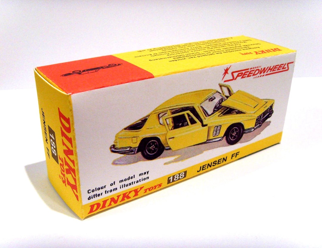 DINKY TOYS No.188 - Jensen Interceptor - Superb Custom Repro / Display ...