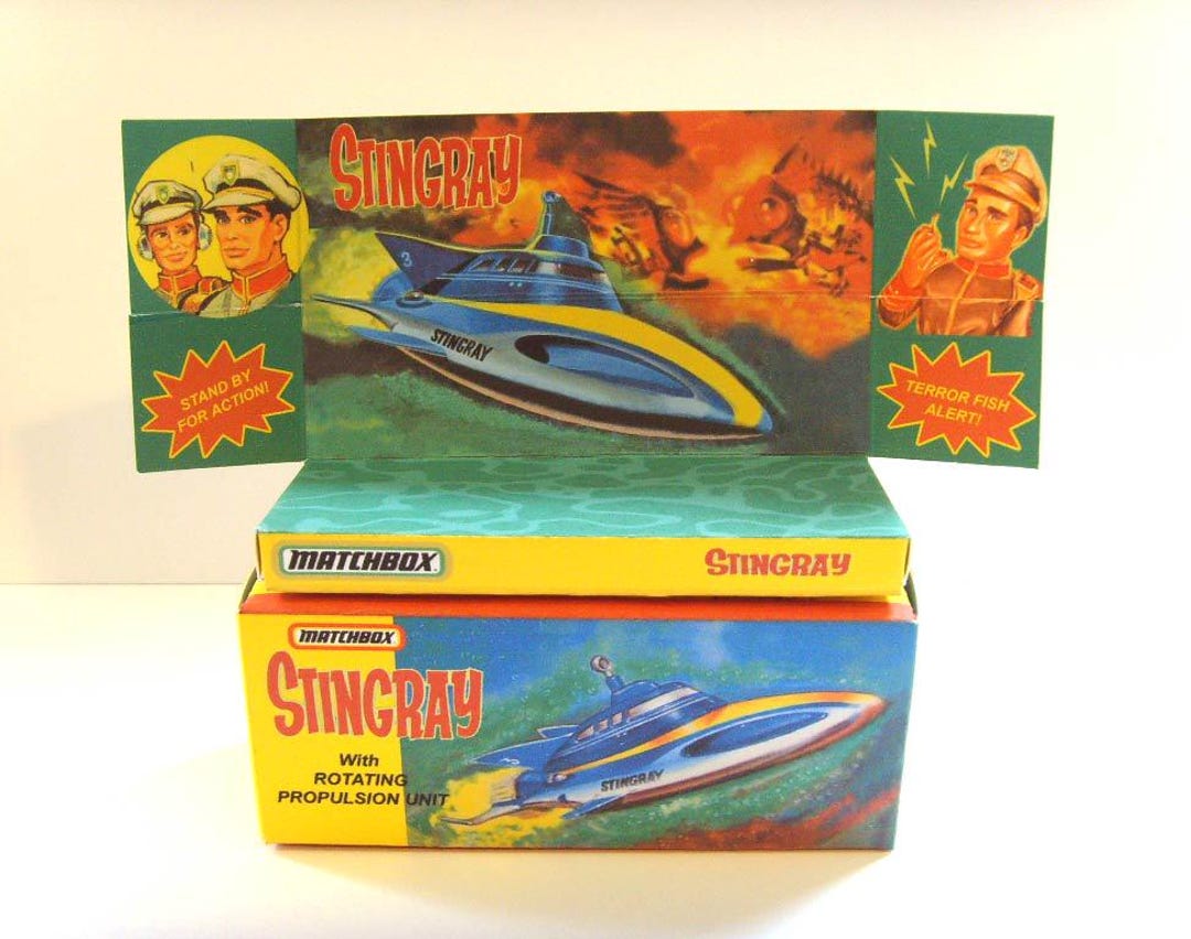 MATCHBOX - STINGRAY Submarine - Superb Custom Display Box and Tray ONLY ...