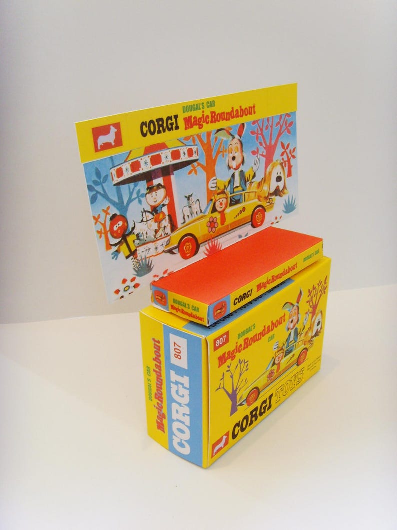 CORGI. 807 - MAGIC ROUNDABOUT- Dougal's Car - Custom Box and Tray Only ...
