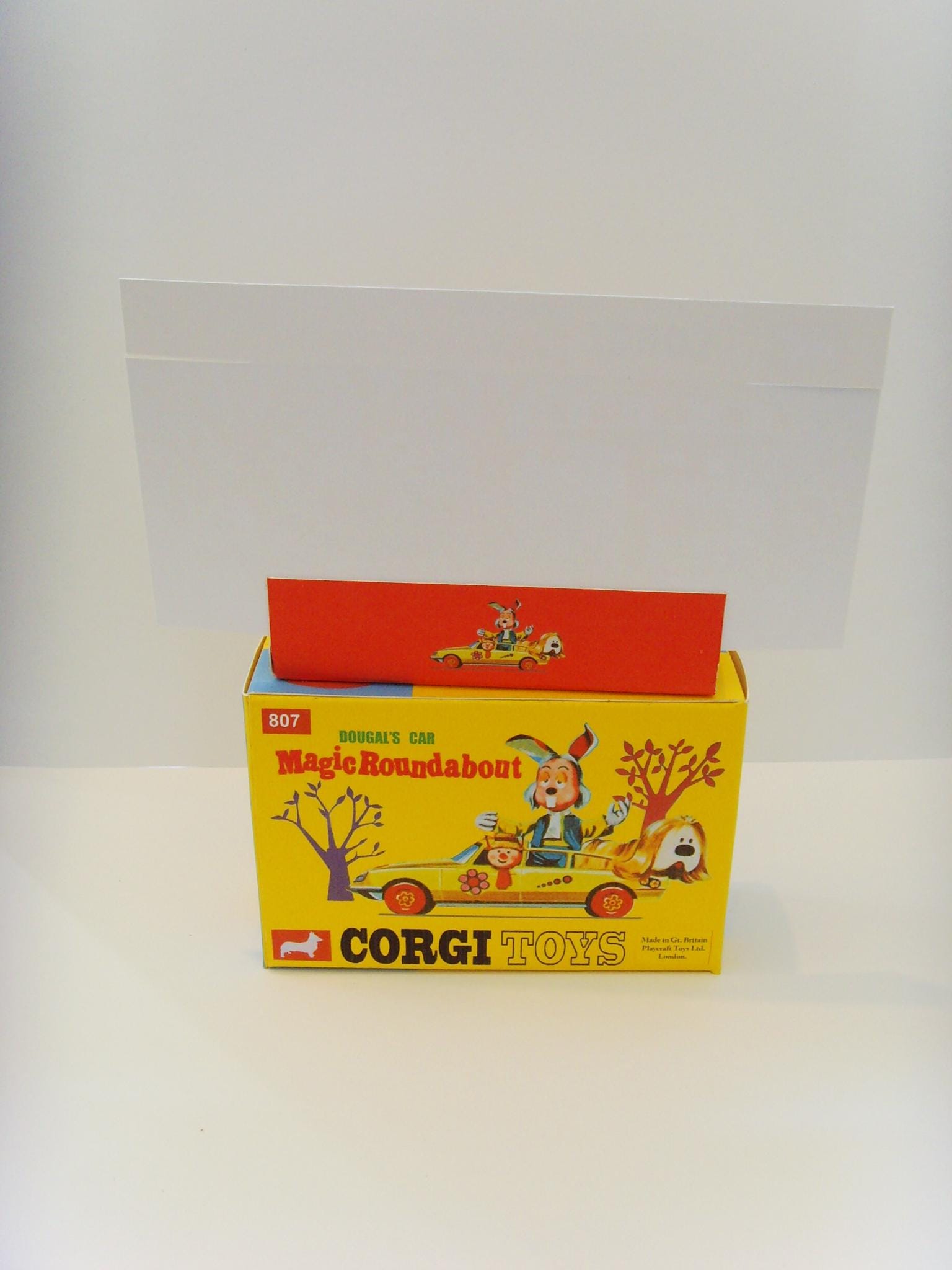 CORGI. 807 - MAGIC ROUNDABOUT- Dougal's Car - Custom Box and Tray Only ...