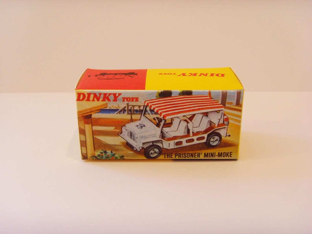 DINKY TOYS No.106 - 'the Prisoner' - Mini Moke - Superb Repro Display ...