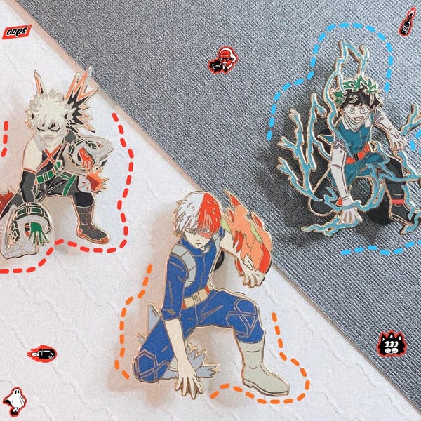 Mha Pins - Etsy
