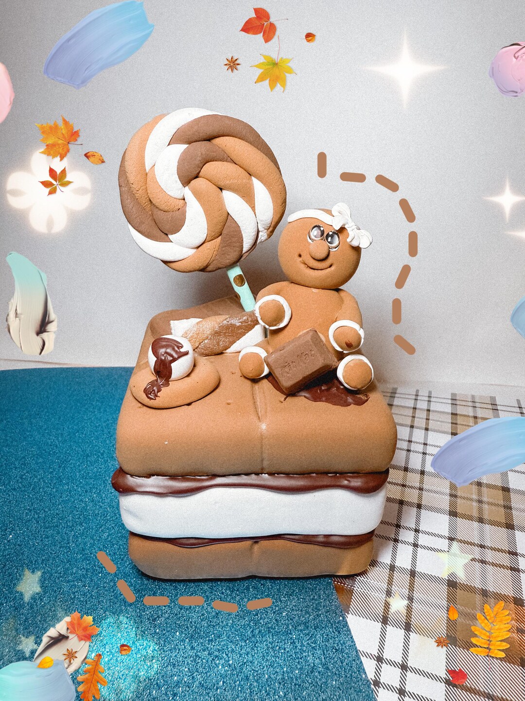 Fake Bake Christmas Gingerbread Cake Decoration - Etsy