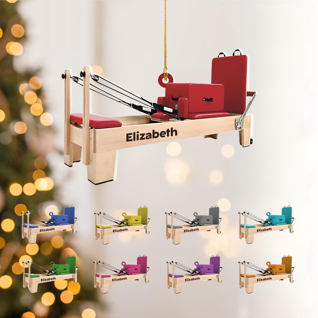 Personalized Pilates Reformer Ornament, Pilates Studio Decor - Etsy