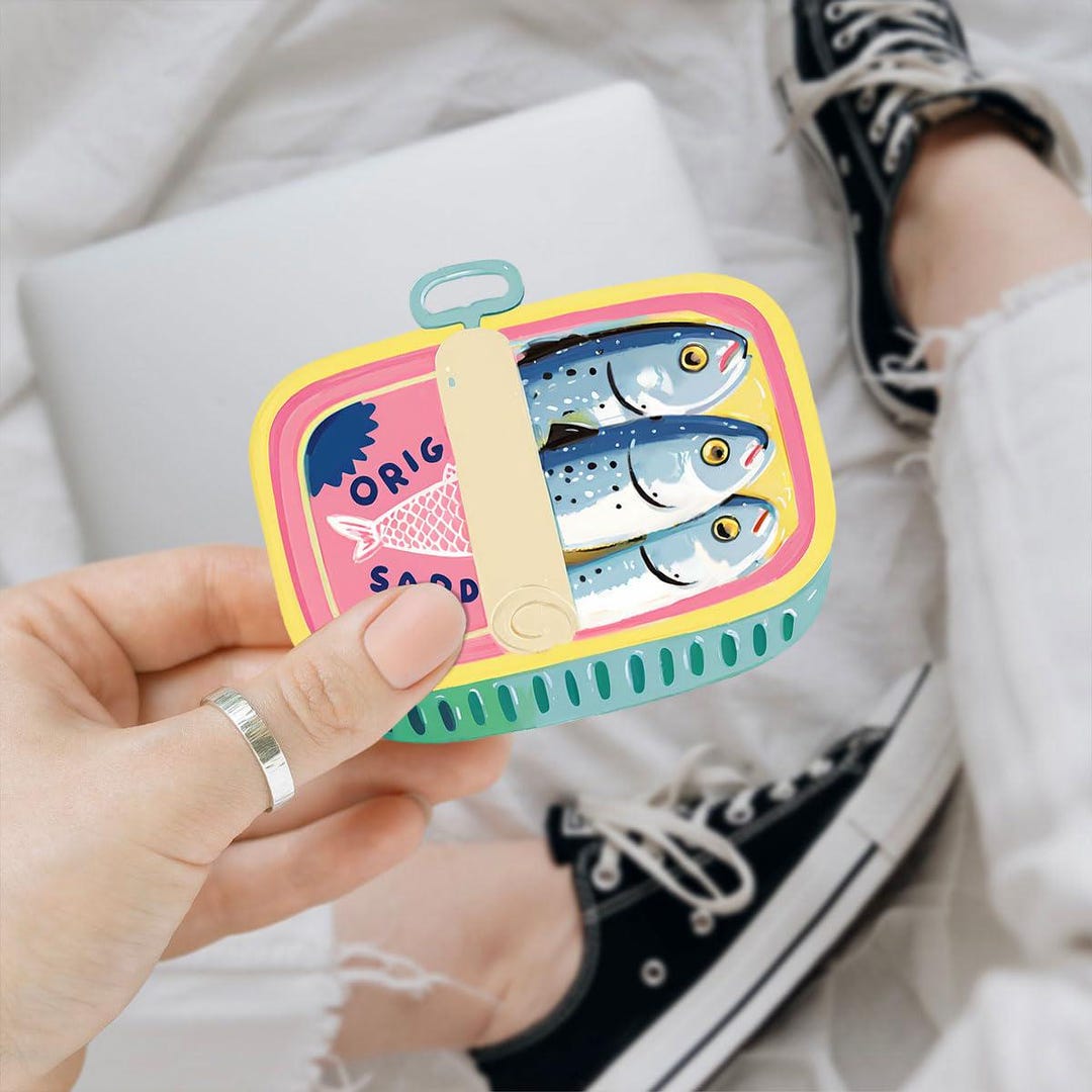 Kawaii Sardines Sticker: Funny Dark Humor Die-cut Vinyl Decal - Etsy