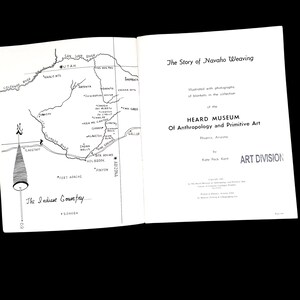 Book the Story of Navajo Weaving by Kate Peck Kent 1961 Heard Museum 61 ...