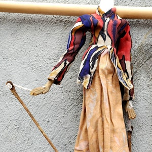 3 Headless Lady Puppets Indonesia Wayang Golek Hand Carved Wood 17 ...