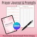 Prayer Journal Printable | Bible Study Guide | Gratitude Journal ...