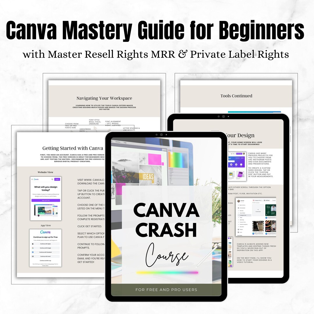 Canva Mastery Guide | PLR Ebook, Design Tutorial (digital Download) - Etsy