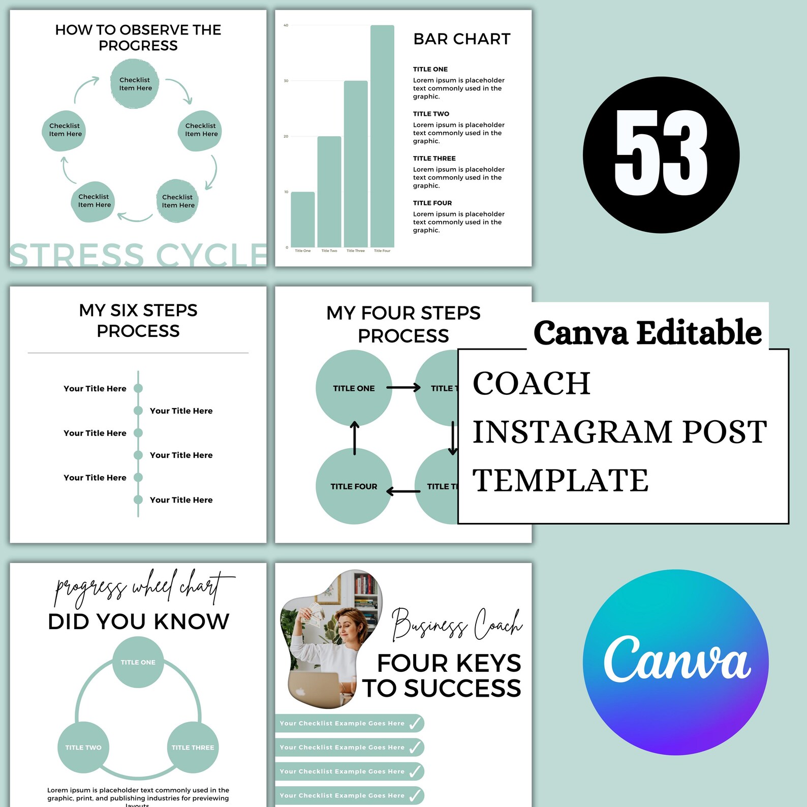Coach Instagram Post Template for Business | Coaching Social | Social ...