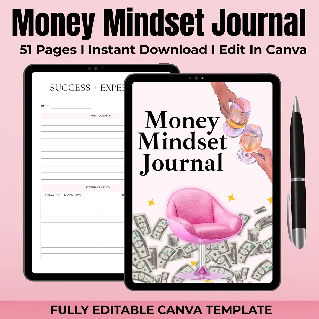 Money Mindset Journal || Digital Tracker || Mindset Tracker || Digital ...