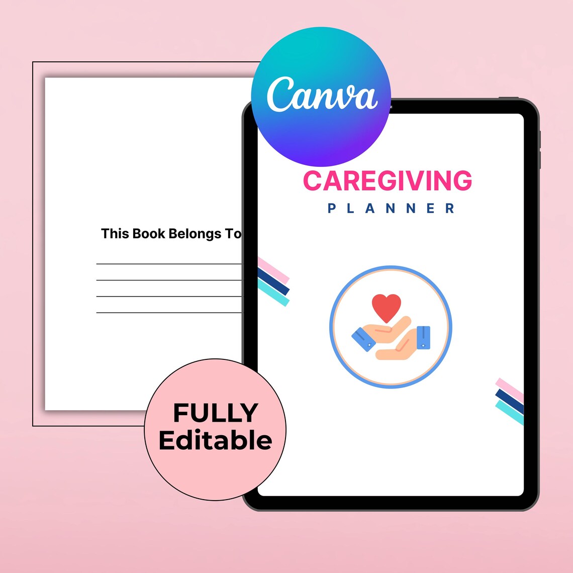 Caregiving Planner Printable: Daily Care Journal, Checklists (editable ...