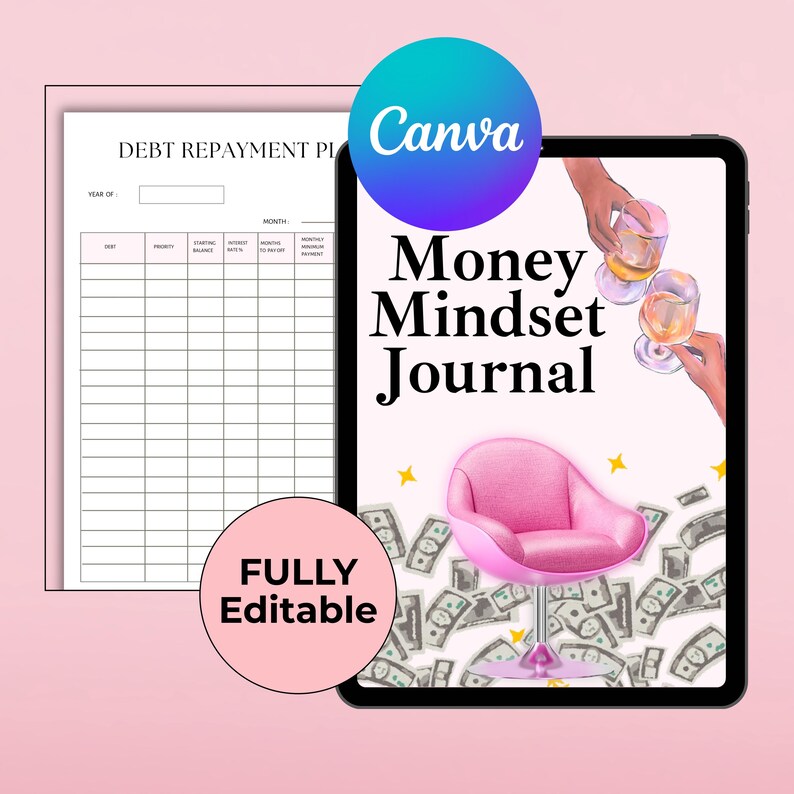 Money Mindset Journal || Digital Tracker || Mindset Tracker || Digital ...
