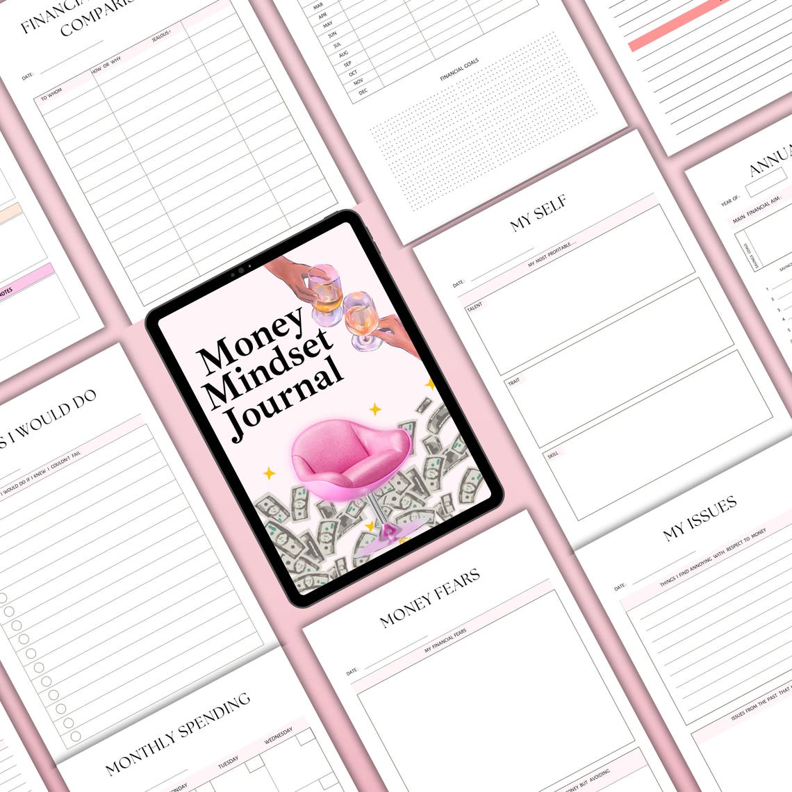Money Mindset Journal | Financial Abundance Tracker (digital Download ...