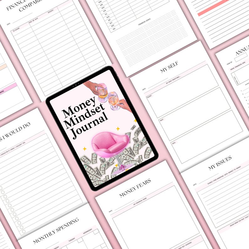 Money Mindset Journal || Digital Tracker || Mindset Tracker || Digital ...