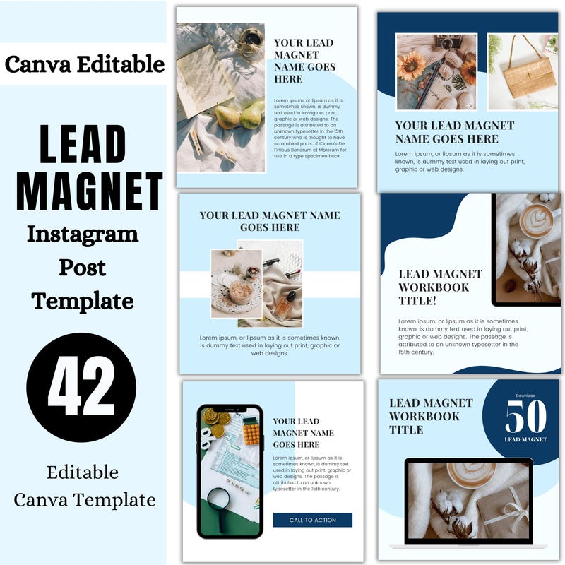 Lead Magnet Template - Etsy