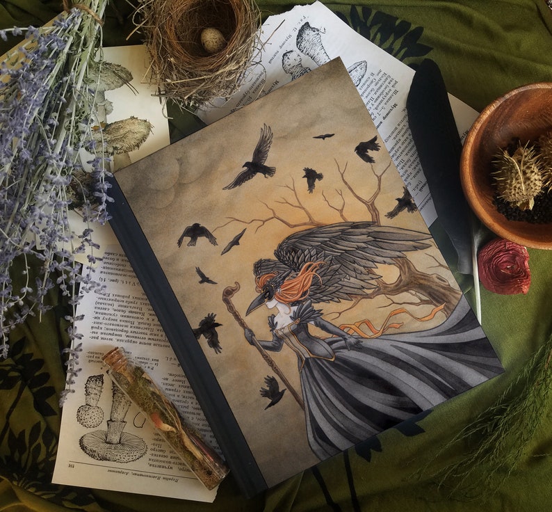 Masquerade "the Crow" Journal / Notebook / Sketchbook - Raven ...