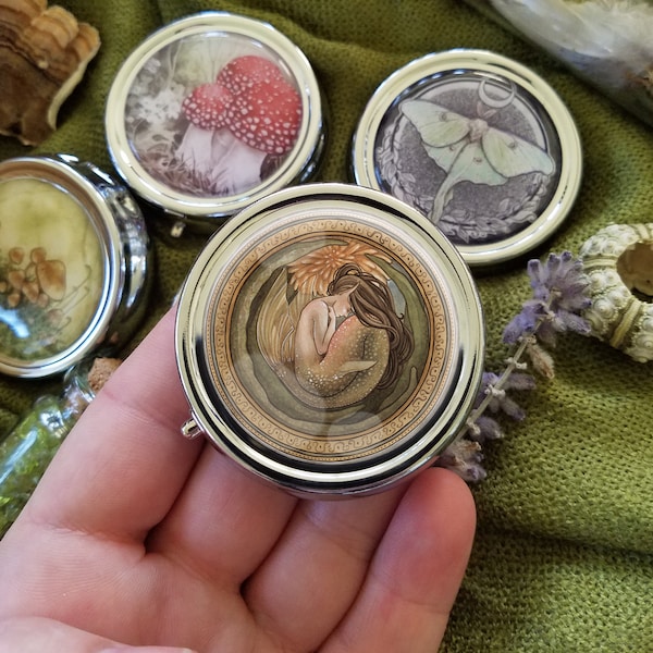 Mermaid Pill Case - Etsy