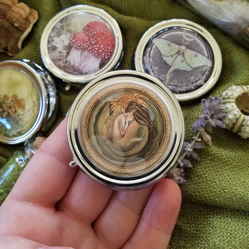 Mermaid Pill Case - Etsy