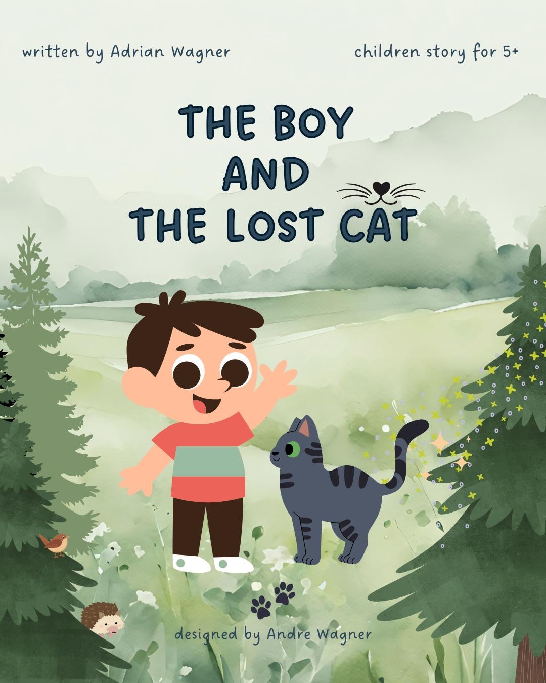 The Boy and the Lost Cat, a Story for Children 5+ - Etsy