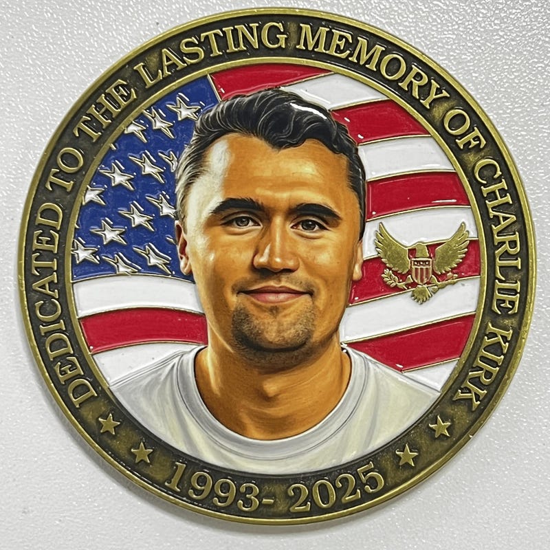 Charlie Kirk Coins - Etsy
