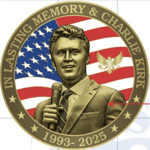 Charlie Kirk Silver Coin - Etsy