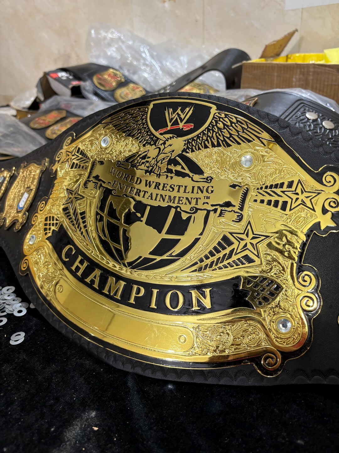 UNDISPUTED V1 Championship Replica Belt Adult Size Nwa Replica Wwe Wwf Iwgp Wbc Wba Champions ...