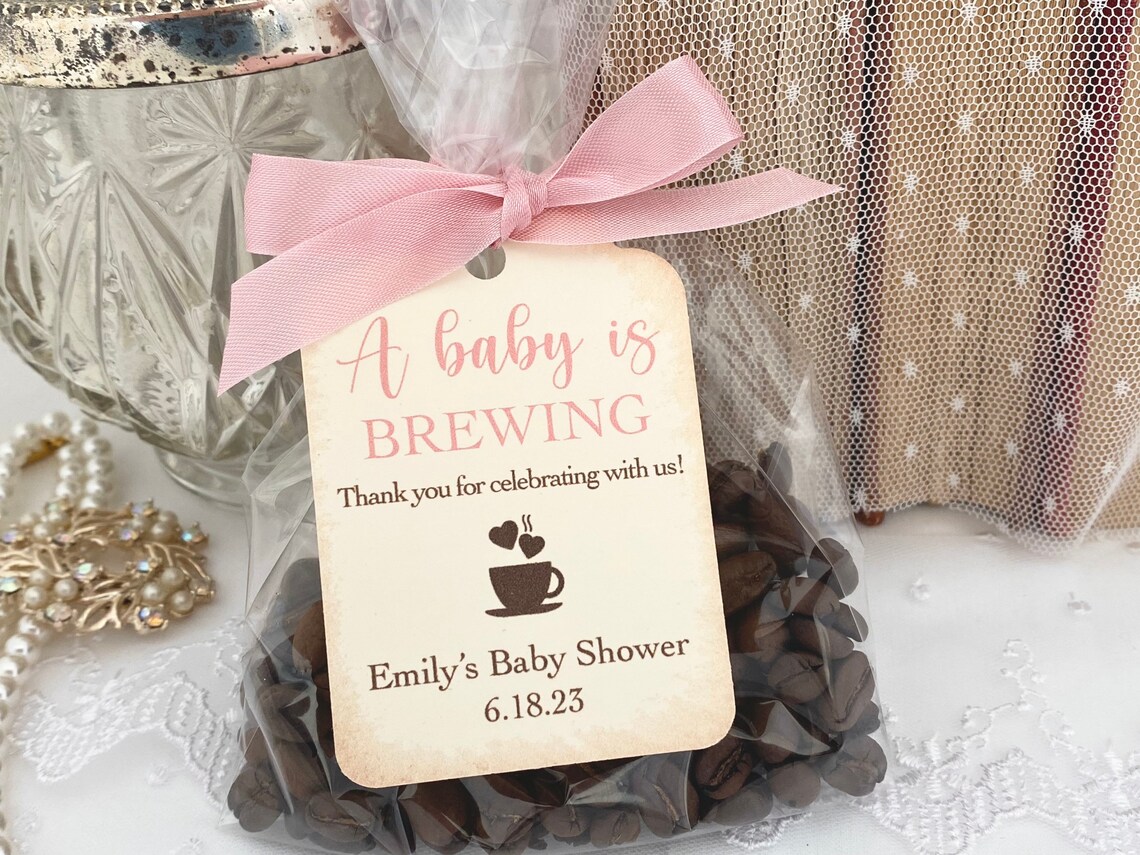 Coffee Baby Shower Favors Baby Shower Coffee Favor Bags Baby - Etsy