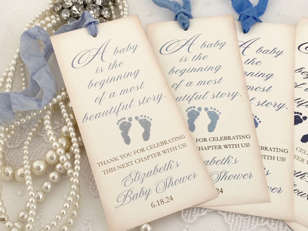 Boy Storybook Favors, Boy Book Shower Favors, Boy Baby Shower Book ...
